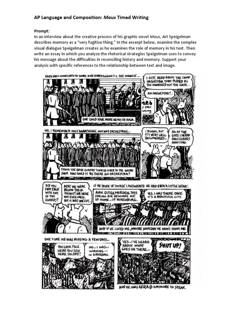 Analyzing Memory in Maus | PDF | General Fiction