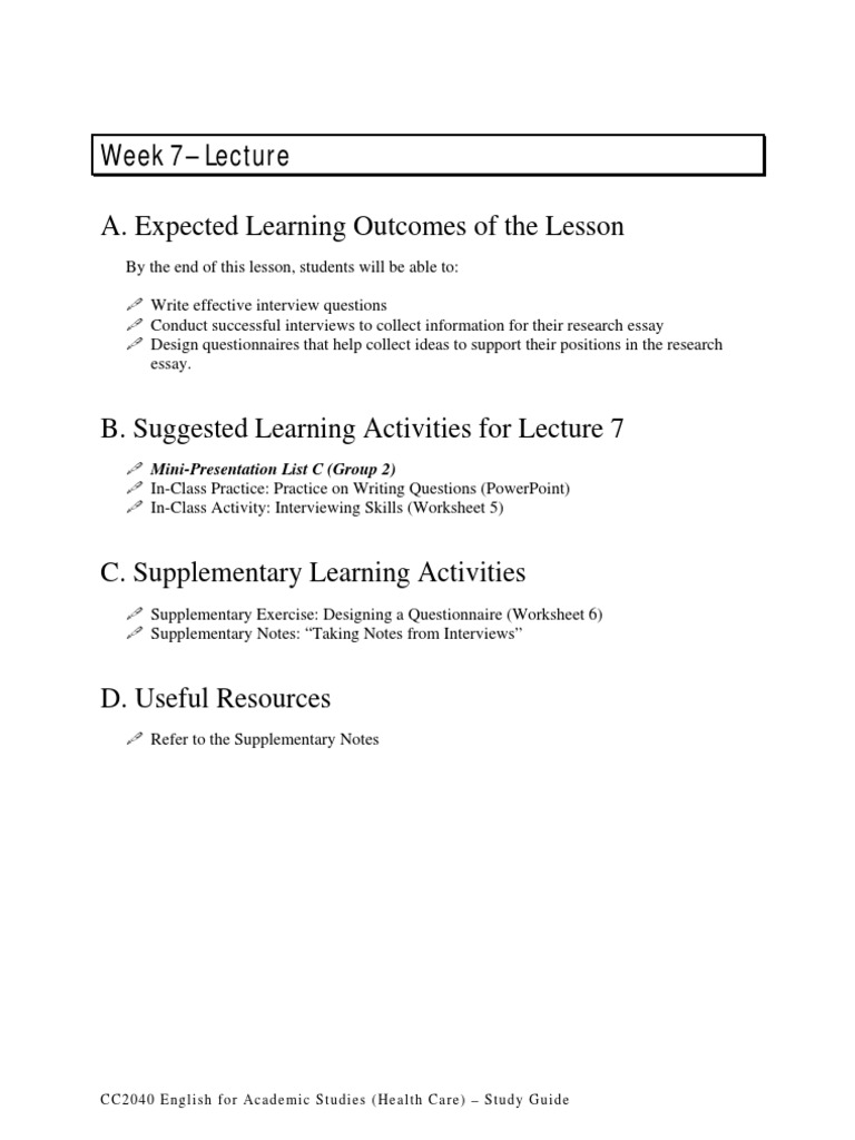 Week 7 Study Guide Lecture | PDF