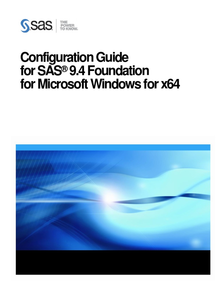 Configuration Guide For SAS 9.4 Foundation For Microsoft Windows For ...
