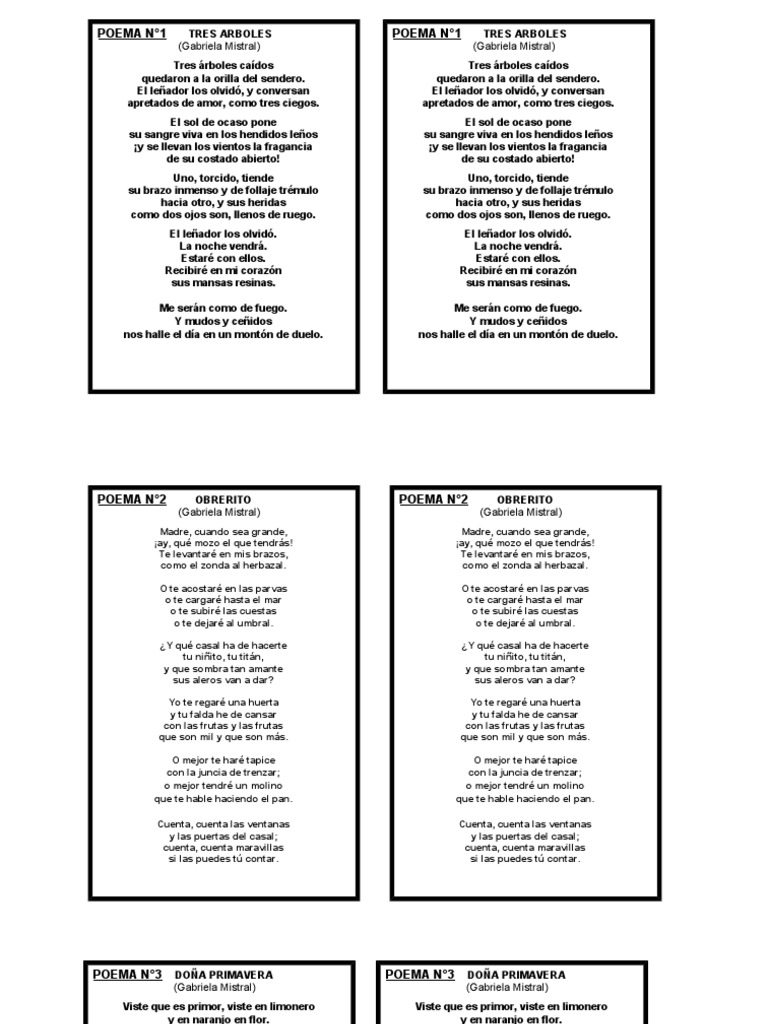 Segunda Ronda de Poemas Uno Dos Tres | PDF