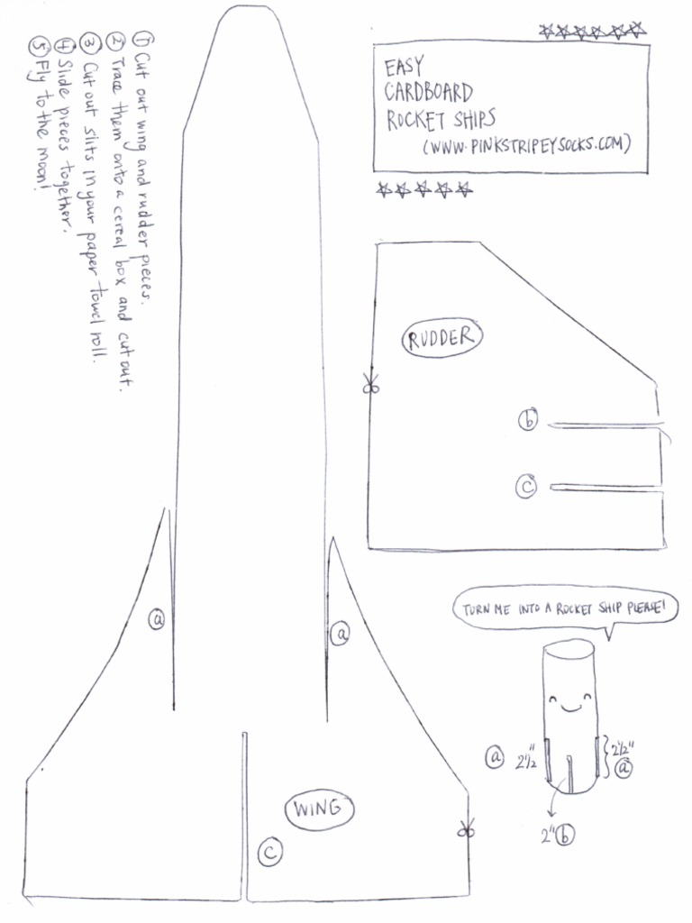 Space Shuttle Paper Model Print Out