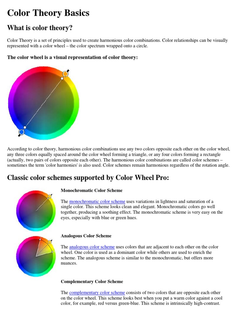 Color Theory | PDF