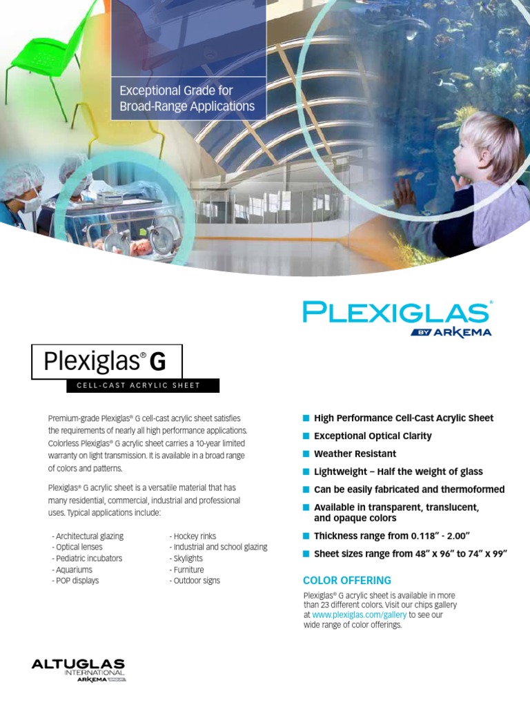 Plexiglas G | PDF | Poly(Methyl Methacrylate) | Strength Of Materials