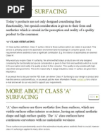 Class A B & C Surfaces | PDF | Spline (Mathematics) | Geometric Shapes