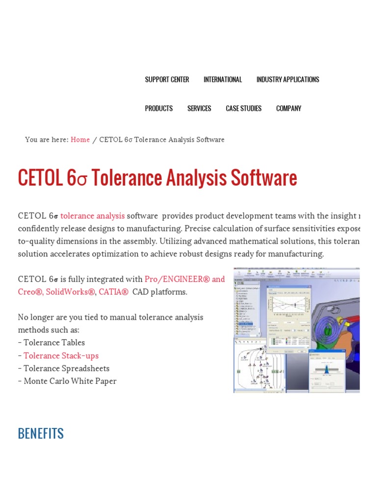 CETOL by Sigmetrix | PDF | Engineering Tolerance | Computing