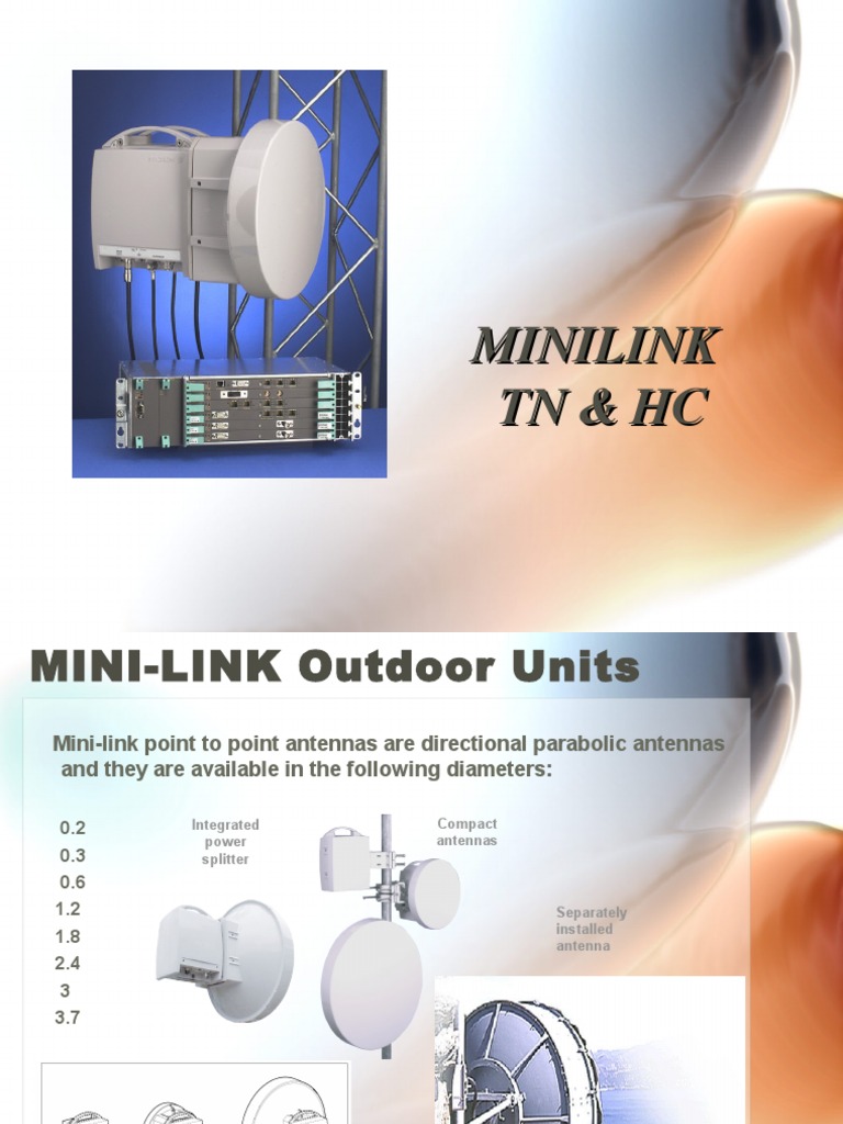 Ericsson MINILINK Equipments | PDF | Antenna (Radio ...
