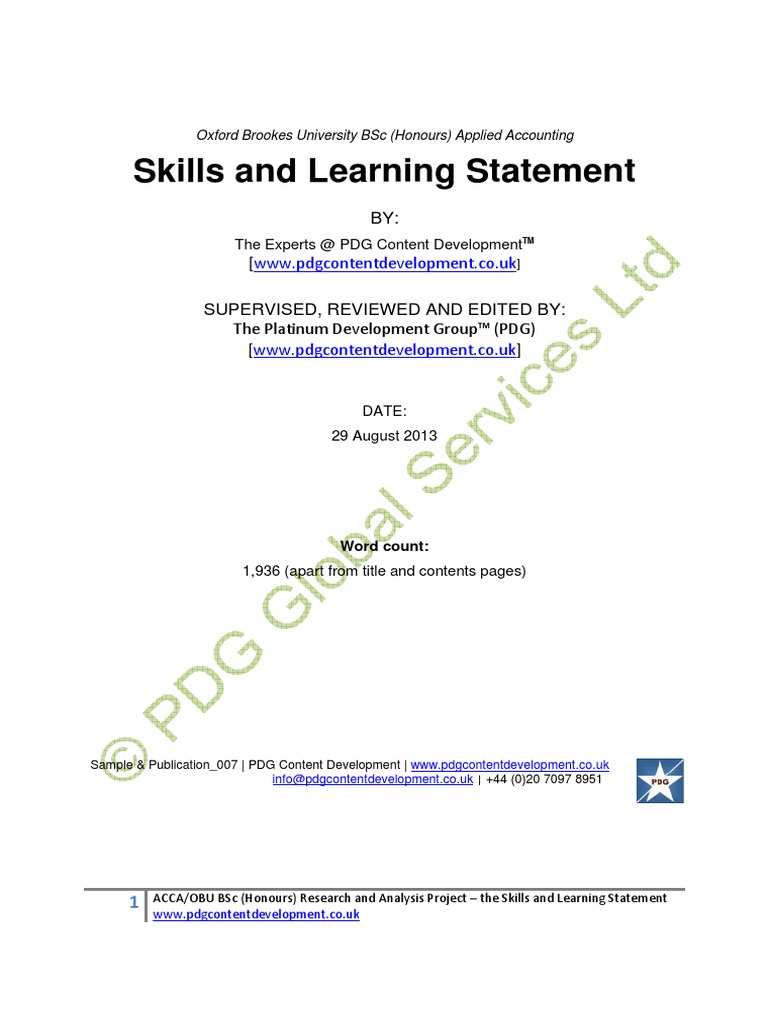 Sls Sample - Publication - 005 PDF | PDF | Evaluation | Accounting
