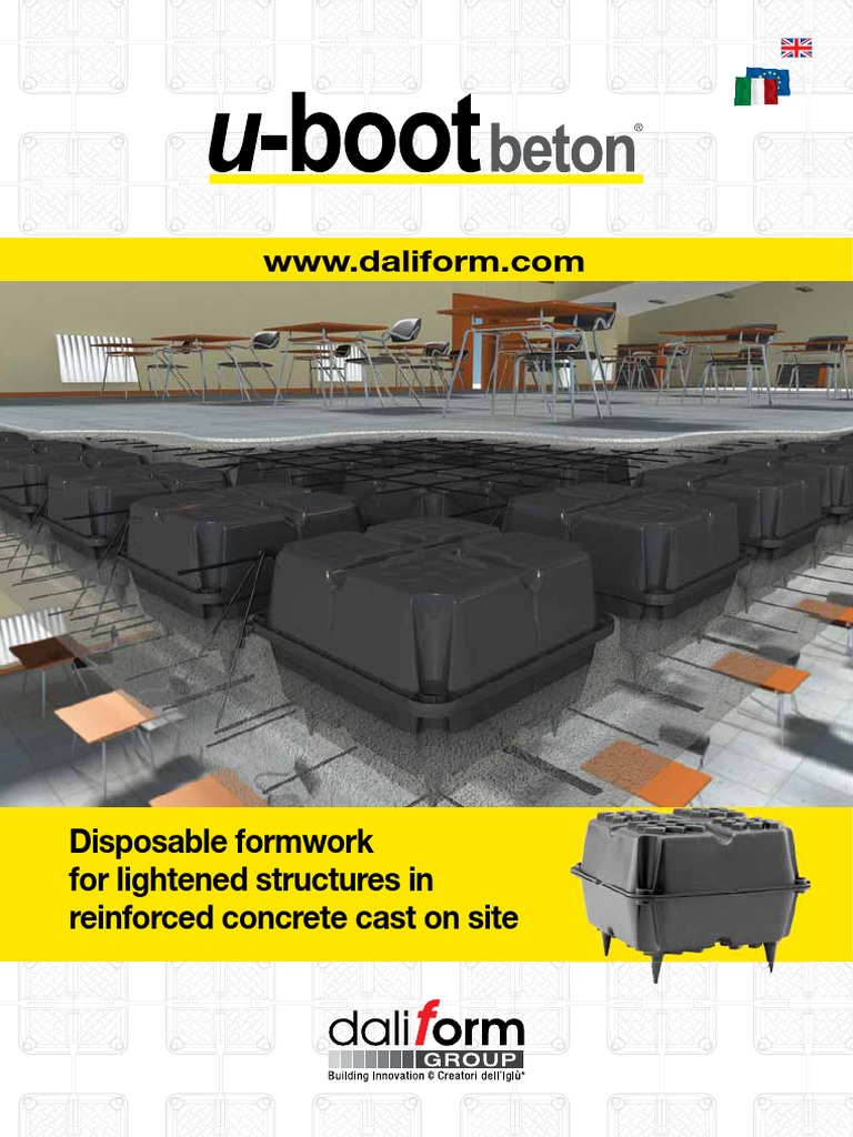 U-boot Beton® - Disposable formwork for two-way voided slabs in ...