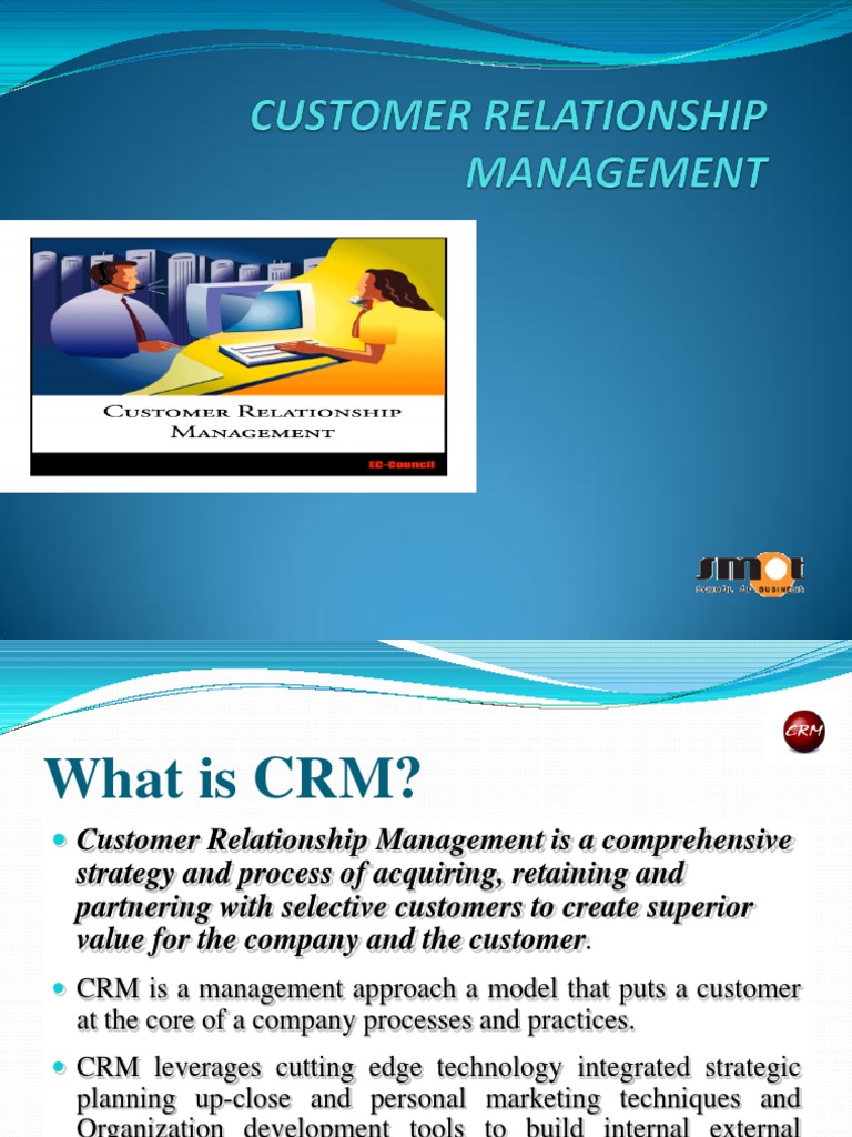 CRM &ecrm | PDF | Customer Relationship Management | Enterprise Resource Planning