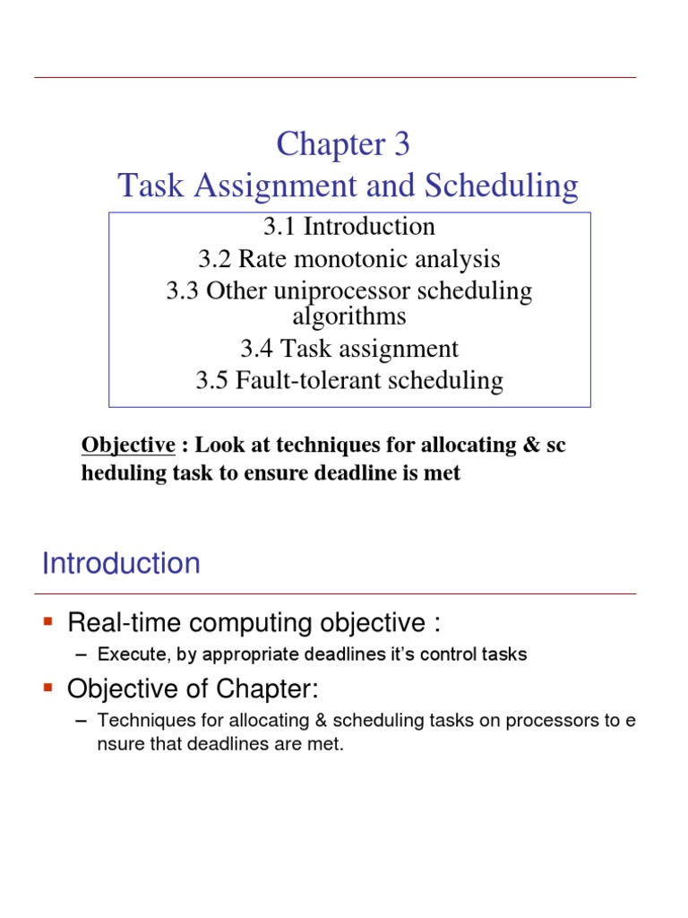 3445.chapter 3 RTS | PDF | Scheduling (Computing) | Real Time Computing