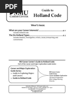 Holland Code Career Assessment Guide | PDF