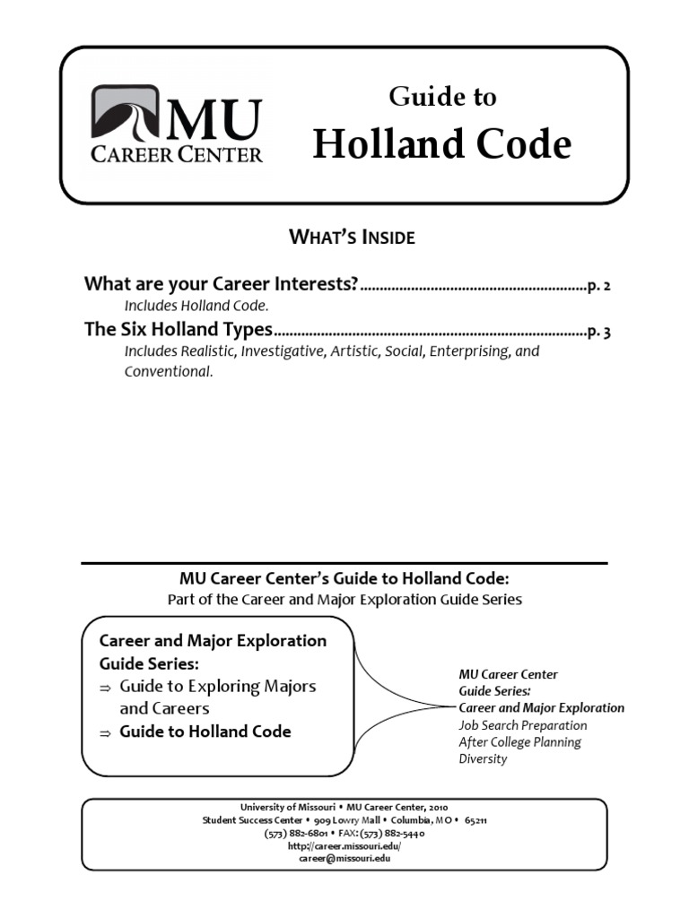 Holland Code | PDF