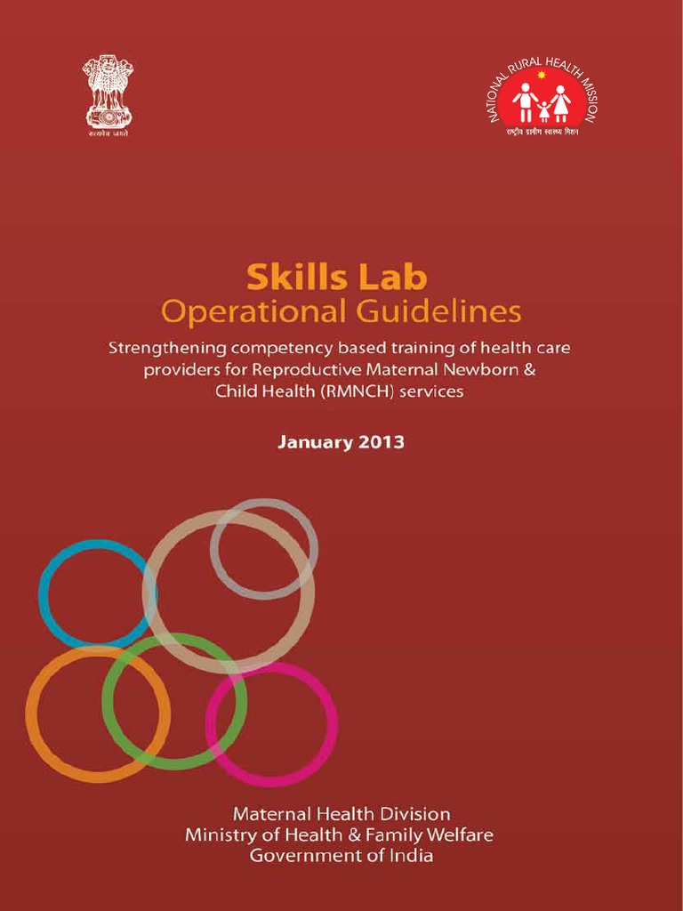 Skills Lab - Operational Guidelines | PDF | Competence (Human Resources ...