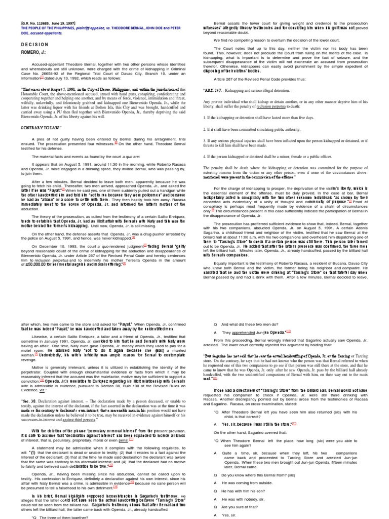 Evidence 6 | PDF | Witness | Testimony