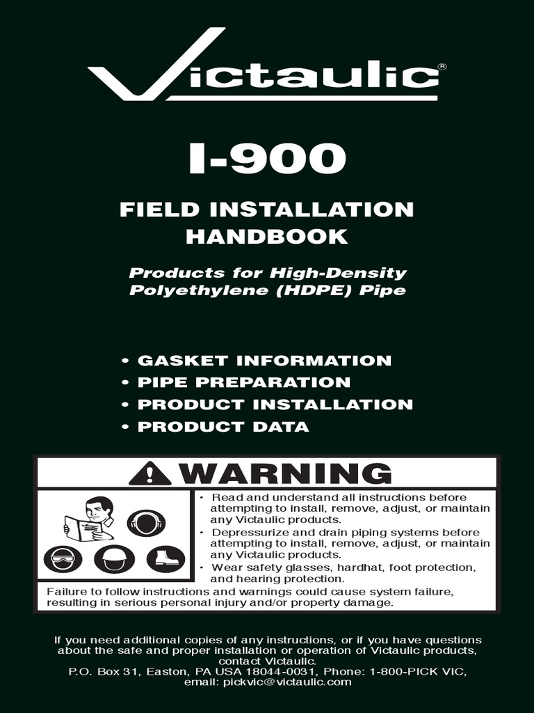 Victaulic - Installation Procedures PDF | PDF | Pipe (Fluid Conveyance ...