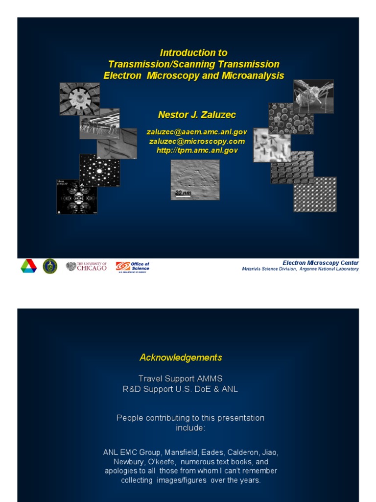 Transmission Electron Micros | PDF | Lens (Optics) | Transmission Electron Microscopy