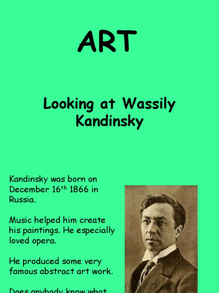 Exploring Kandinsky's Abstract Art | PDF