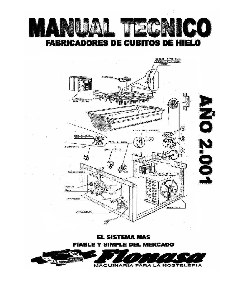 Manualtecnico2001 Flonasa F-6 | PDF | Compresor de gas | Agua