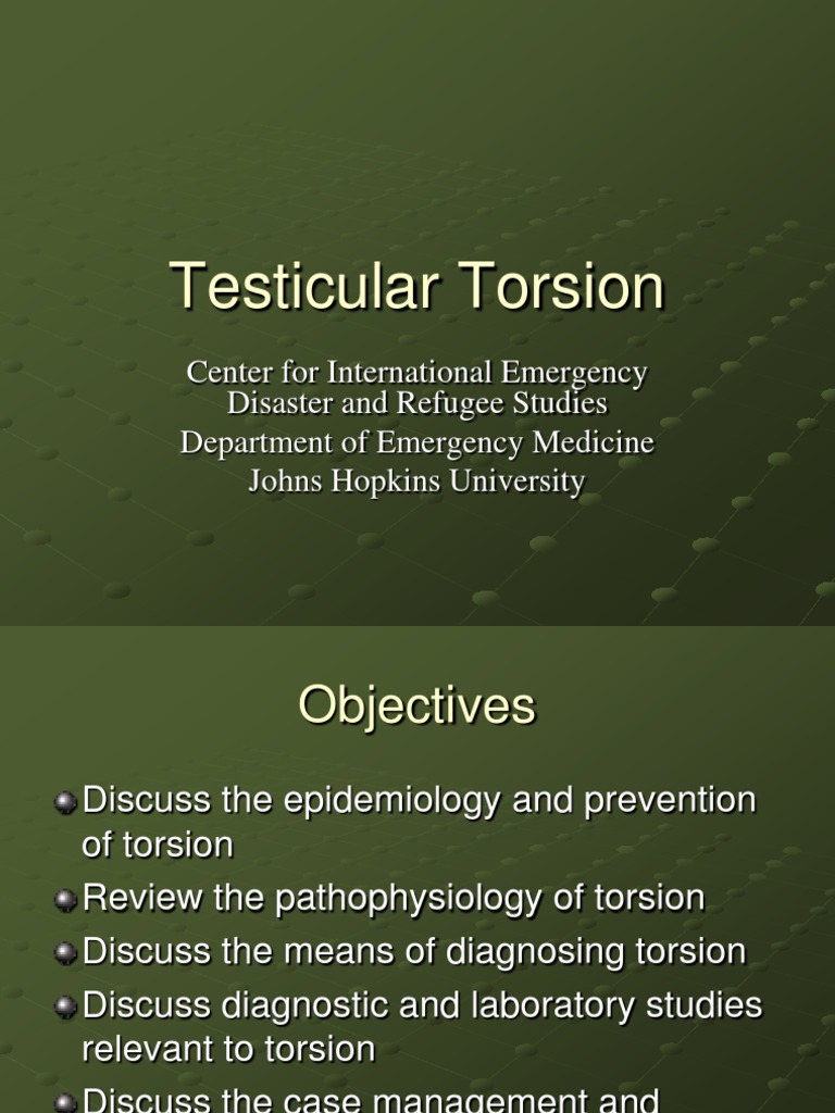 13.2 Testicular Torsion - 1 Lecture-TZ | Clinical Medicine | Medicine