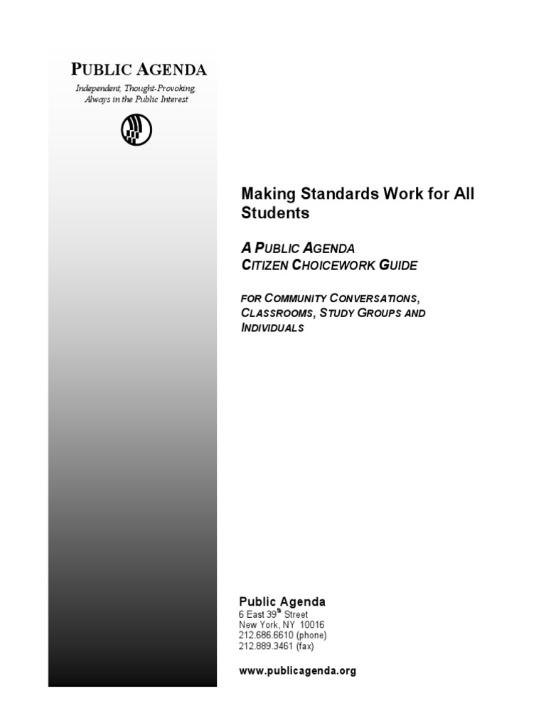 Making Standards Work | PDF | Conversation | Educational Assessment