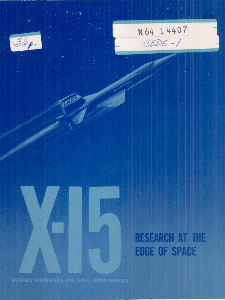 X-15, Research at The Edge of Space | PDF | Airplane | North American X 15