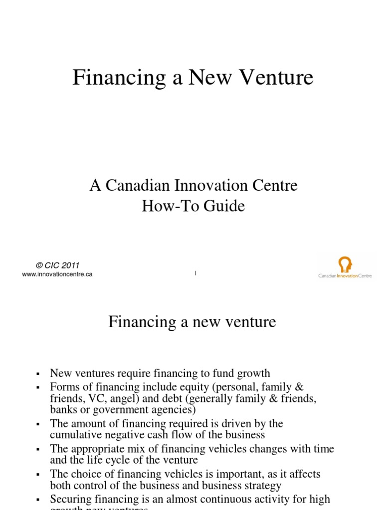 Financing Your New Venture | PDF | Venture Capital | Corporate Finance