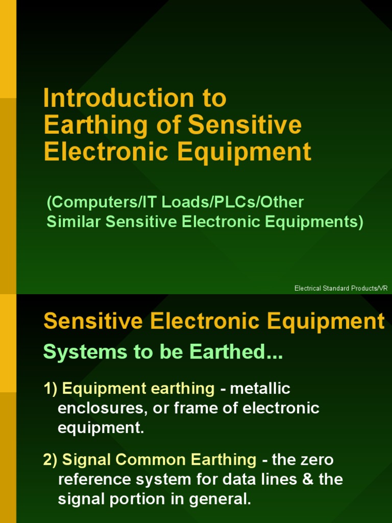 Electronic Earthing | PDF | Power (Physics) | Electronics