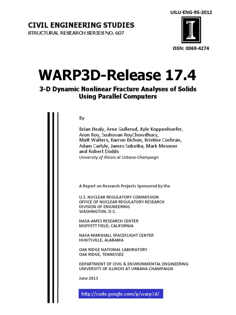 WARP3D 17.4.0 Manual Updated June 5 2013 | Download Free PDF | Parallel Computing | Message ...