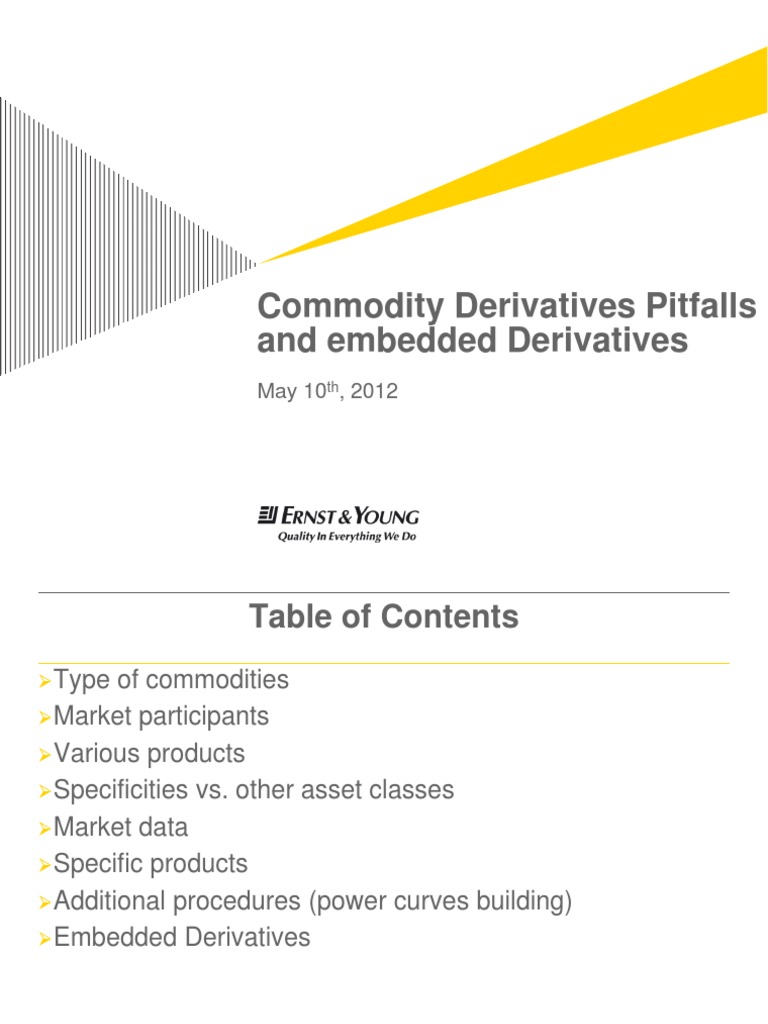 Introduction To Commodities | PDF | Derivative (Finance) | Commodity ...
