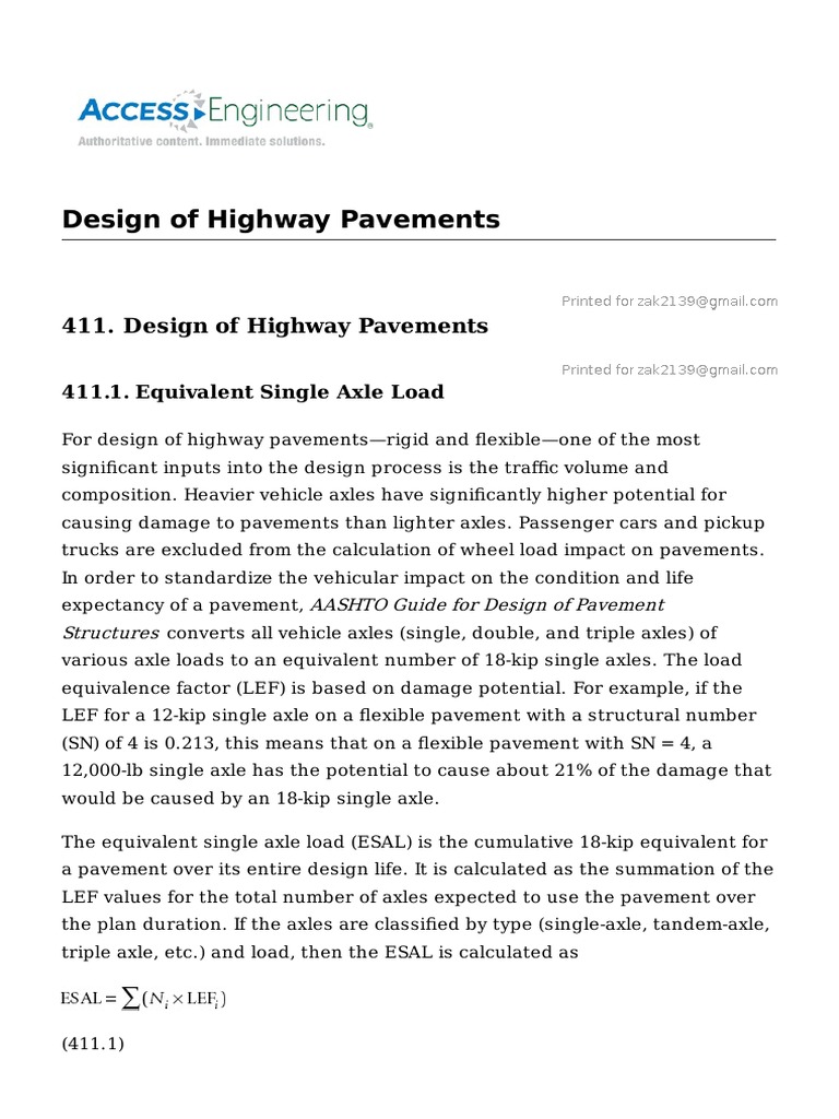 411-Design of Highway Pavements | PDF | Road Surface | Concrete