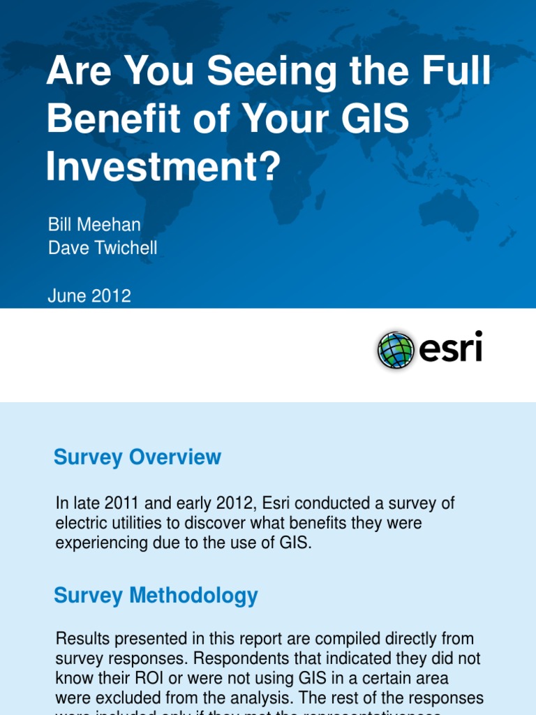 Are You Seeing The Full Benefit of Your GIS Investment?: Bill Meehan ...