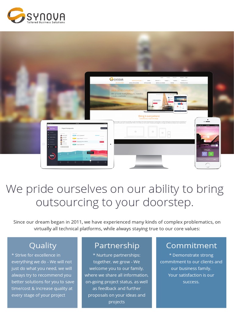 Synova Company Presentation | PDF | Unit Testing | Software