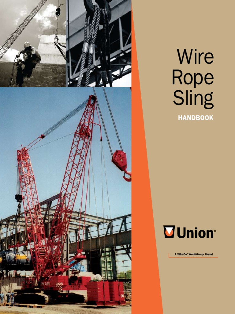 Wire Rope Sling Hand Book | PDF | Rope | Elevator