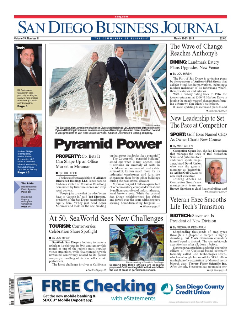 SDBJ Front Page | PDF | Companies | Business