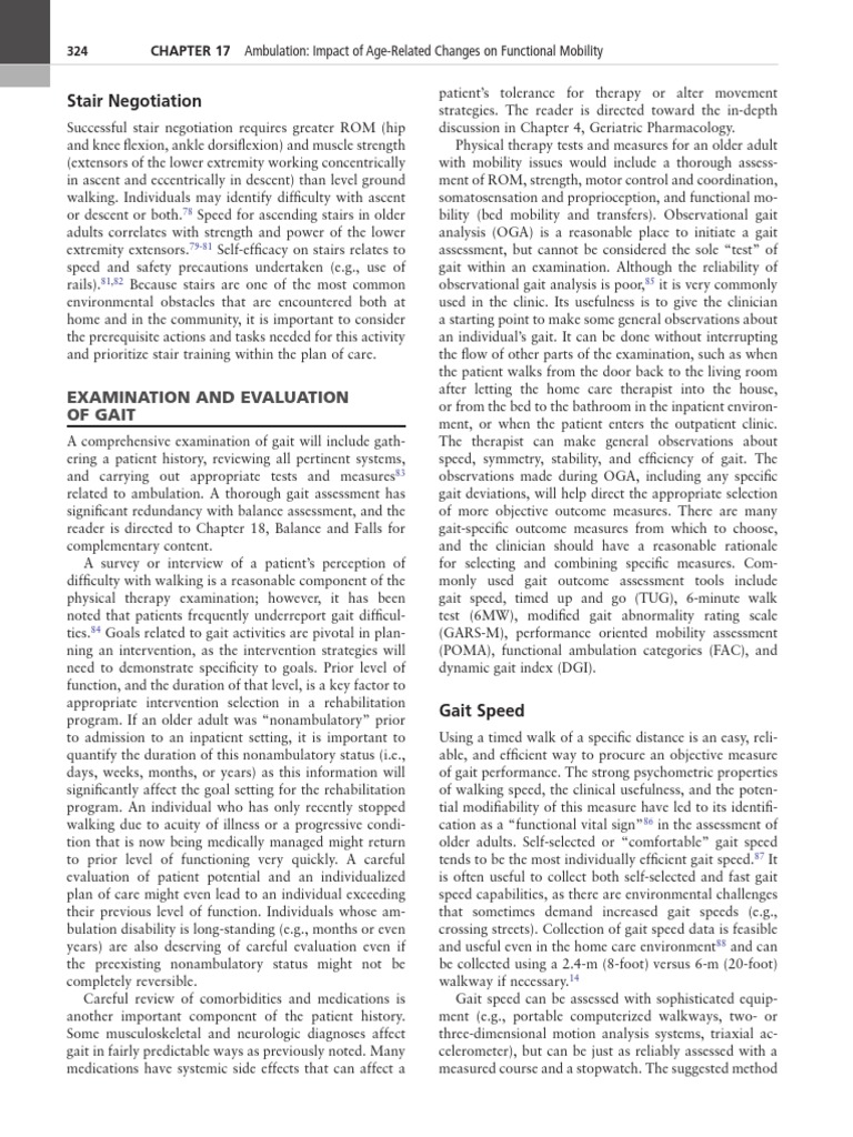 Gait Speed TUG | PDF | Walking | Balance (Ability)