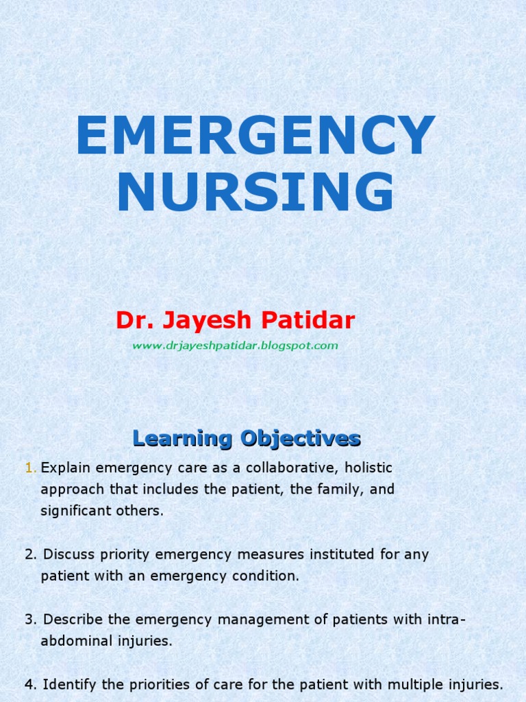 Emergency Nursing | PDF | Major Trauma | Hypothermia