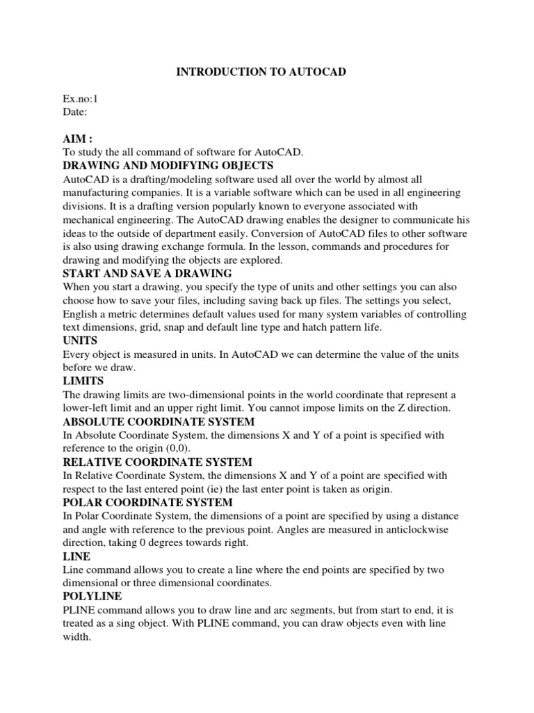 New Manual Cad | PDF | Circle | Technical Drawing