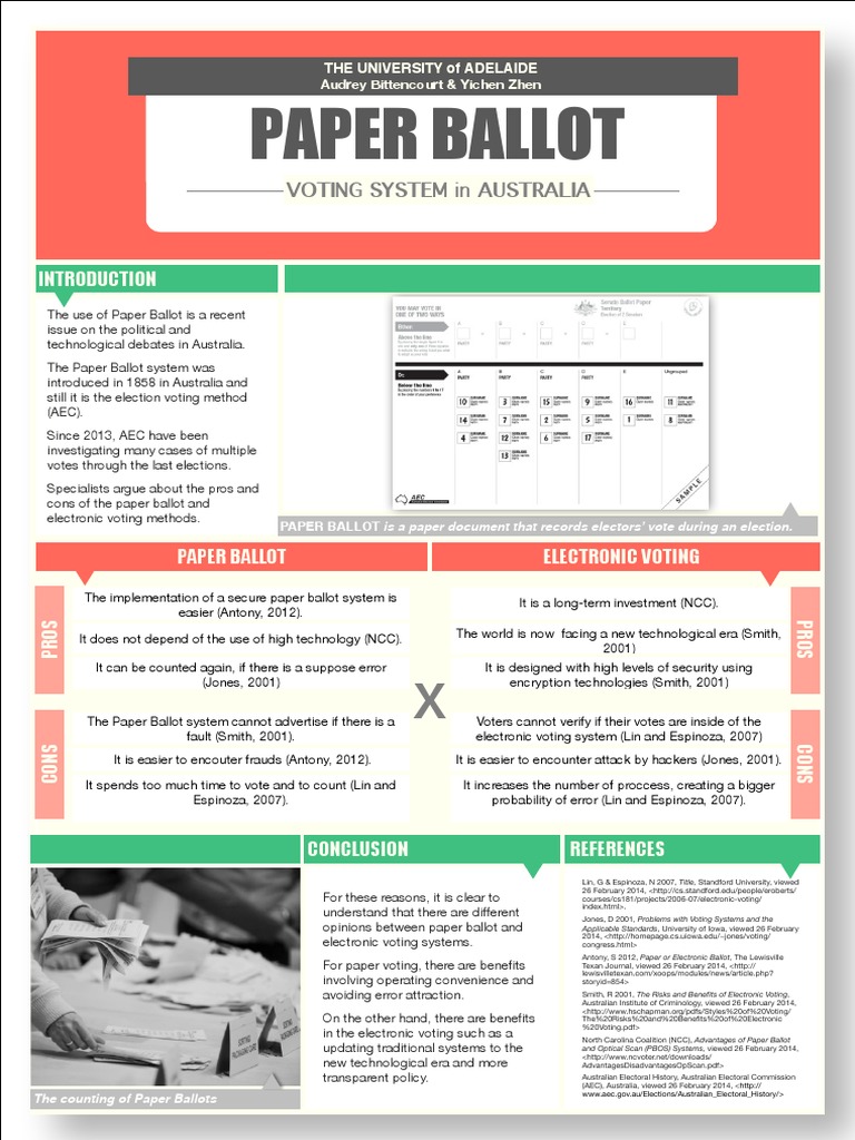 Academic Poster - Paper Ballot | Download Free PDF | Electronic Voting ...