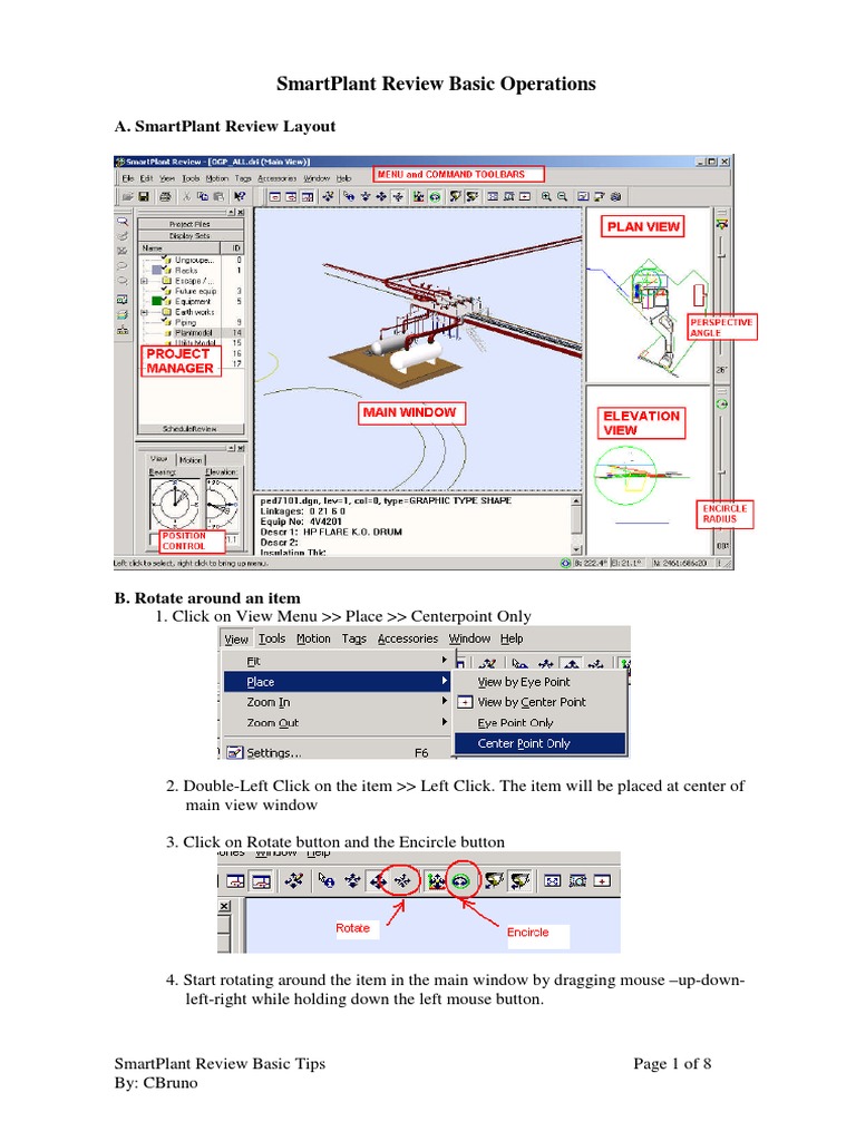 SmartPlant Review Basic Tips | PDF | Icon (Computing) | Computer File