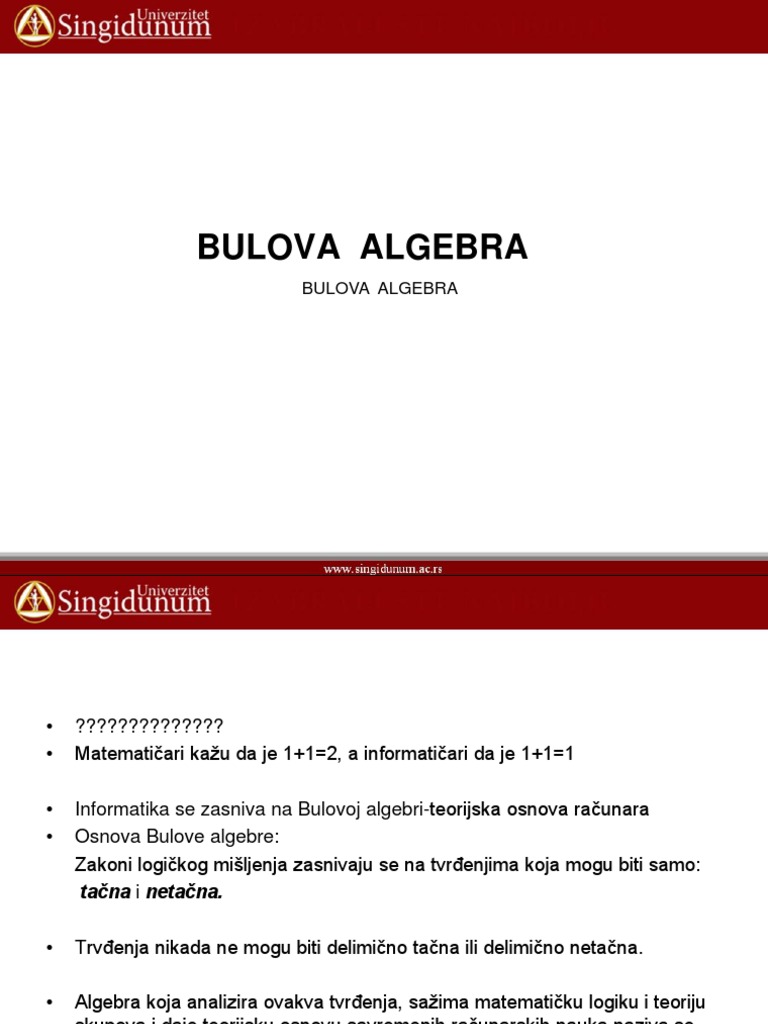 Bulova Algebra | PDF