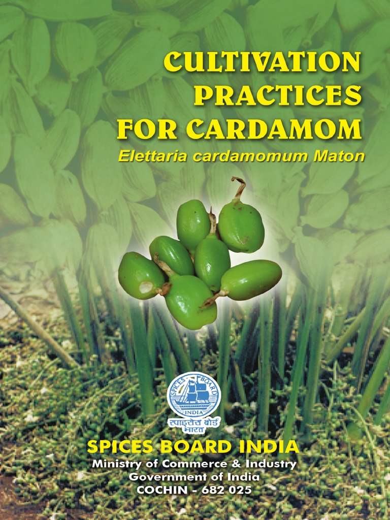 Book Cultivation Cardamom | PDF | Seed | Soil