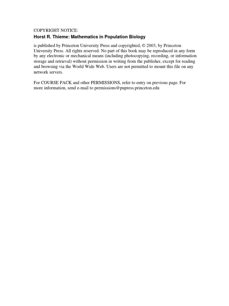 Mathematics in Population | PDF | Mathematical Model | Determinism