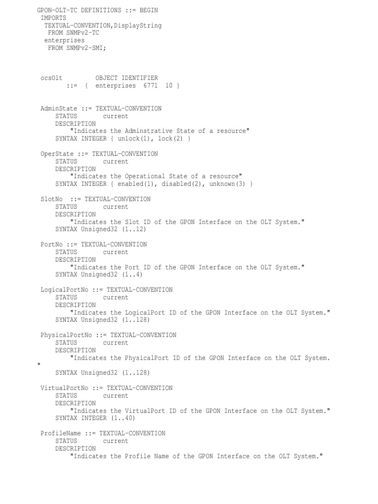 Gpon Olt TC | PDF | Software Engineering | Areas Of Computer Science