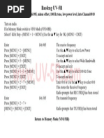 Baofeng Cheat Sheet - W7APK | PDF | Electrical Engineering ...