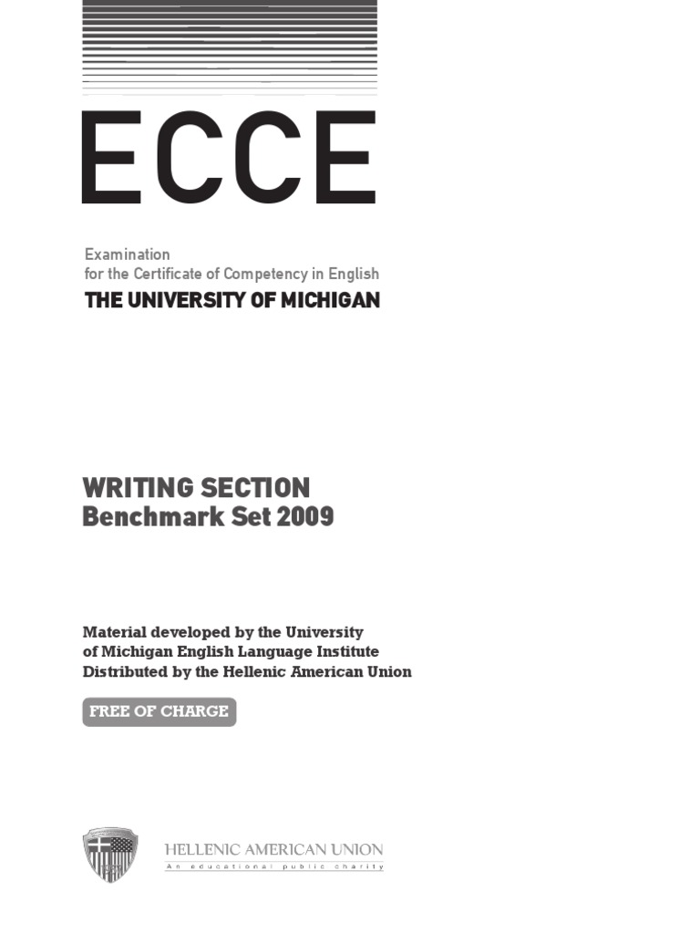 Ecce Writing Section | PDF
