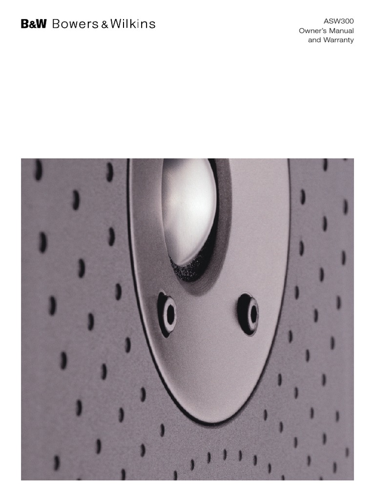 Asw300 Om | PDF