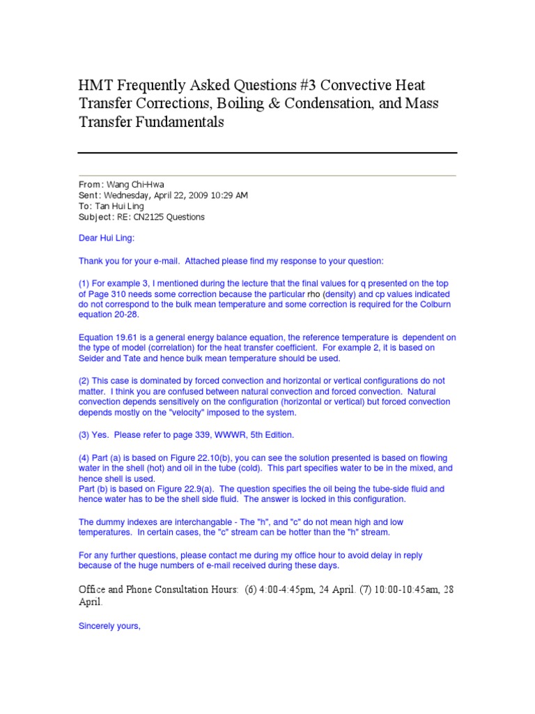 Appendix 7 | PDF | Heat Transfer | Fluid Dynamics