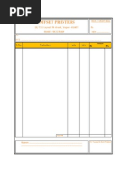 Cab Booking Form Template | PDF