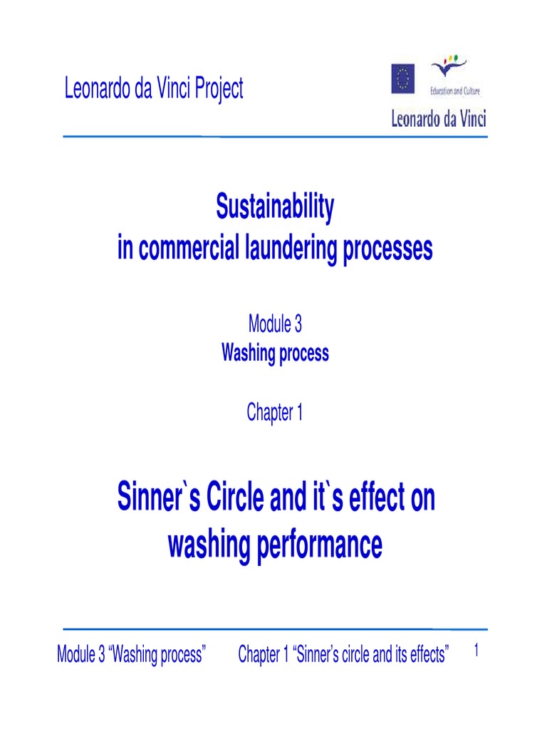 Sinner's Circle in Commercial Laundry | PDF | Washing Machine | Bleach