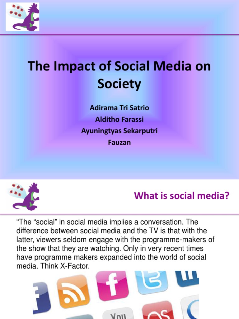 2 Impact of Social Media on Society | Crowdsourcing | Mass Media